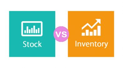 What is the difference between inventory and stock?